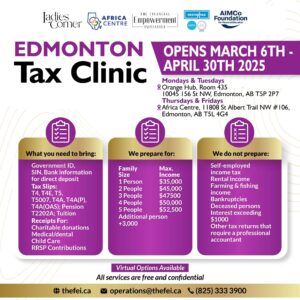 Edmonton Tax Clinic – Free & Confidential Tax Filing Support! - The ...